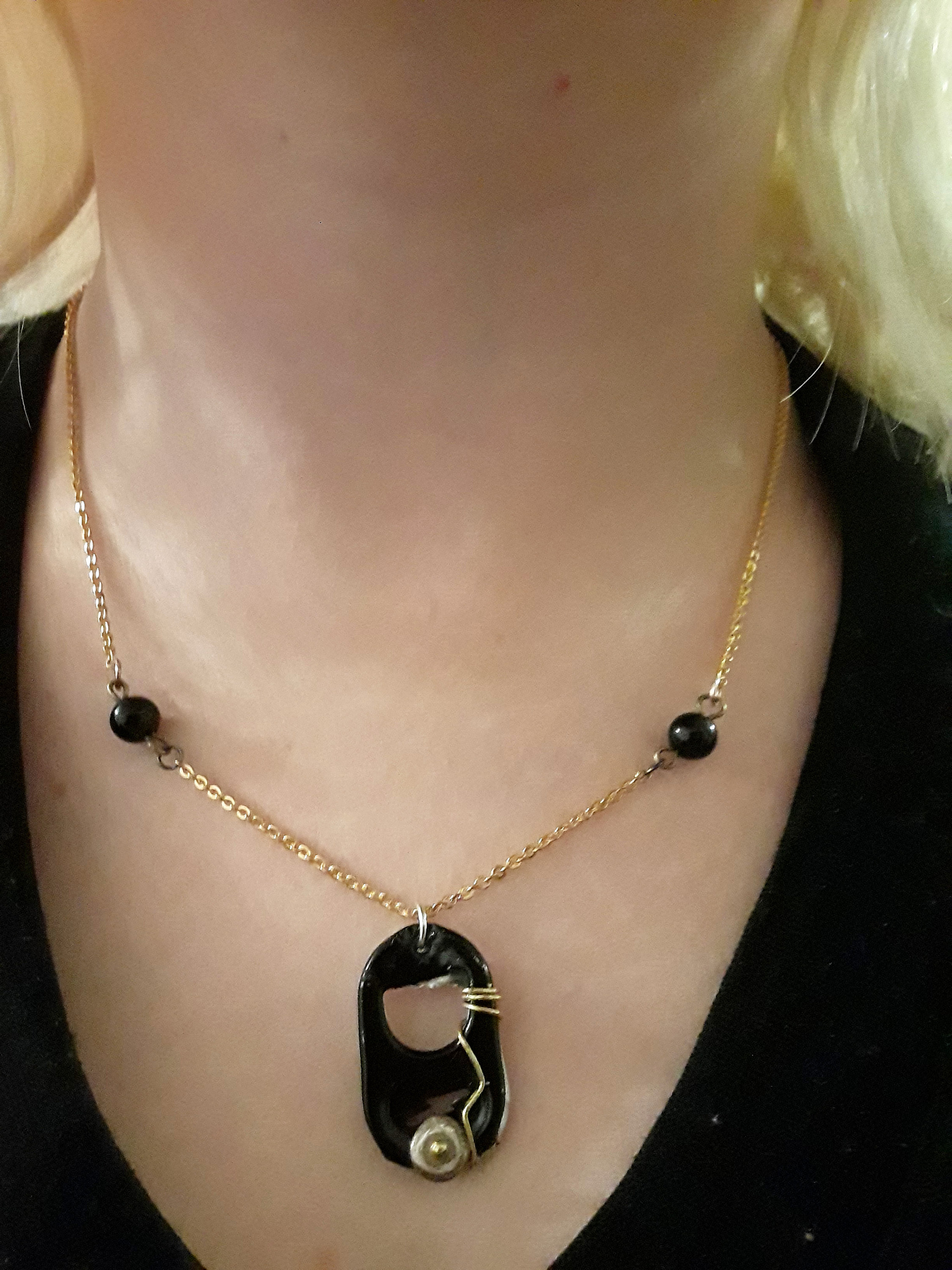 Lightning Bolt Pop Tab Upcycled & Simply Wire Wrapped | Etsy