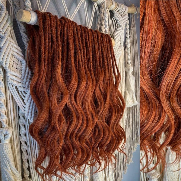 Red Hair Extensions - Etsy