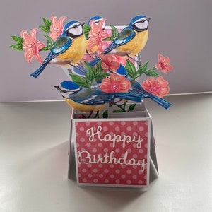 Bird Pop up Card - Etsy UK