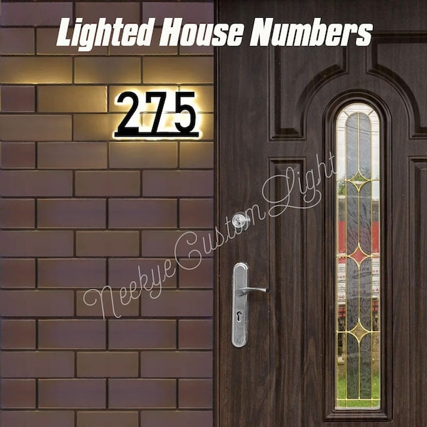 Led House Numbers - Etsy