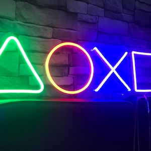 Playstation LED Neon Sign Custom Neon Light Flex Led Neon Light Sign ...