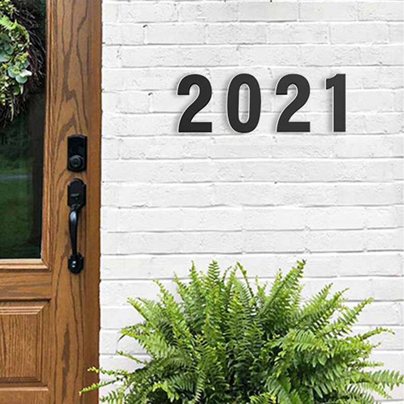 Lighted House Numberbacklit Floating LED Lighted Outdoor - Etsy