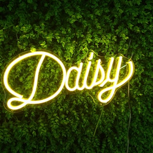 Daisy Name Sign Custom Name Neon Sign Wedding Party Customize LED Neon ...