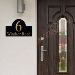 Custom House Number Sign丨 Modern LED Number Box丨personalized LED ...