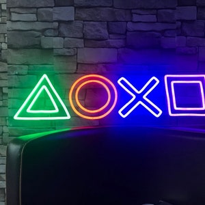 Playstation LED Neon Sign Custom Neon Light Flex Led Neon Light Sign ...