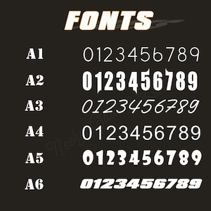 LED Backlit House Number/letter in Black or Silver,customizable for ...