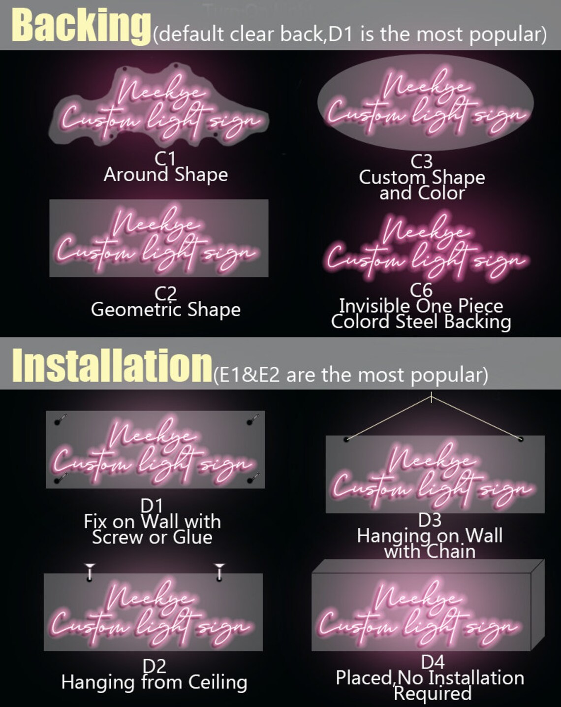 Daisy Name Sign Custom Name Neon Sign Wedding Party Customize - Etsy