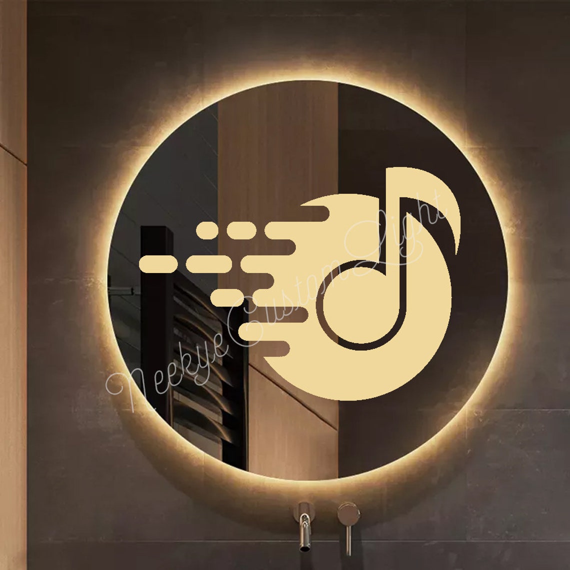 Custom Mirror Sign of Any Logo/patternselfie Mirrorshop LED - Etsy