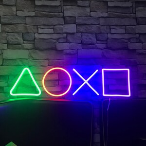 Playstation LED Neon Sign Custom Neon Light Flex Led Neon Light Sign ...