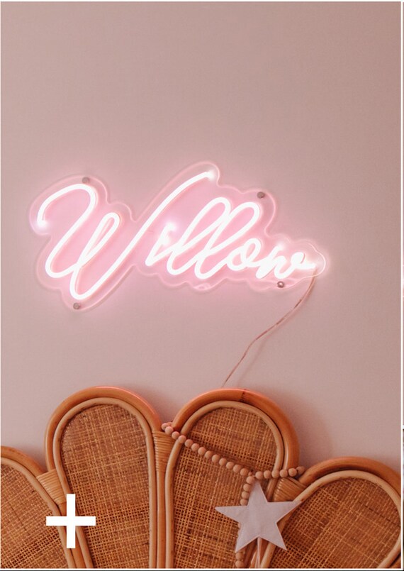 Custom Neon Sign Kids Name Family Name Custom Flex Led Neon | Etsy