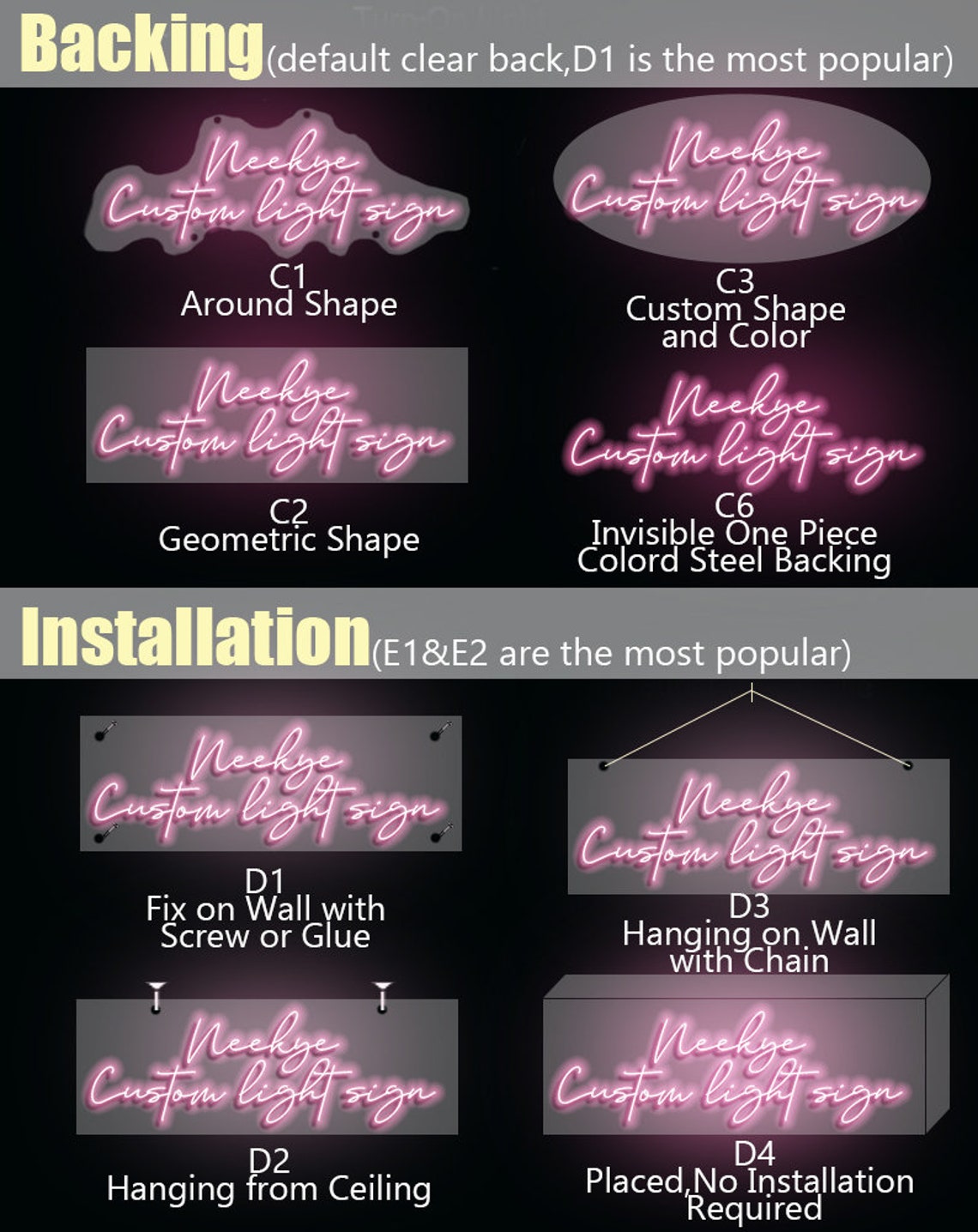 Blessed Custom Neon Sign Party Neon Light Name Sign Flex LED | Etsy