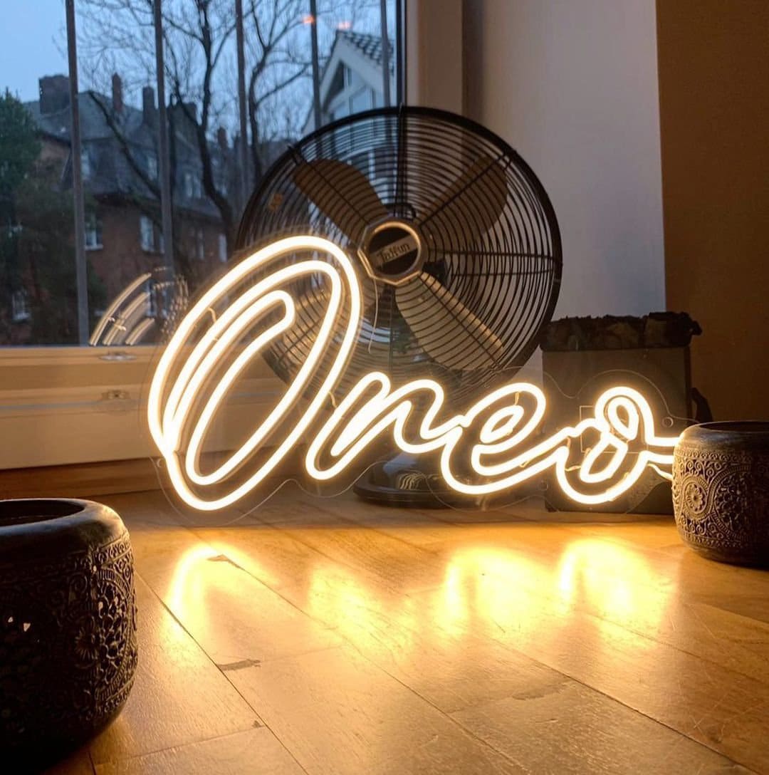 Custom Neon Sign Kids Name Family Name Custom Flex Led Neon Light Baby ...