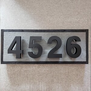 LED Backlit House Number/customizable Address Letter Sign for Font ...