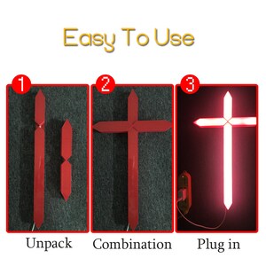 Custom LED Cross Sign Light Box Sign丨religious Wall Decoration With ...