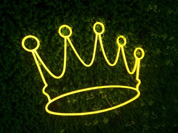 Crown Neon Sign丨custom Neon Light With Flex Led Pattern Neon - Etsy