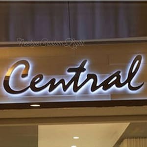 Back-lit 3D Sign, Custom Illuminated Sign, Company Custom Logo ...