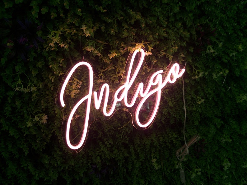 Daisy Name Sign Custom Name Neon Sign Wedding Party Customize - Etsy