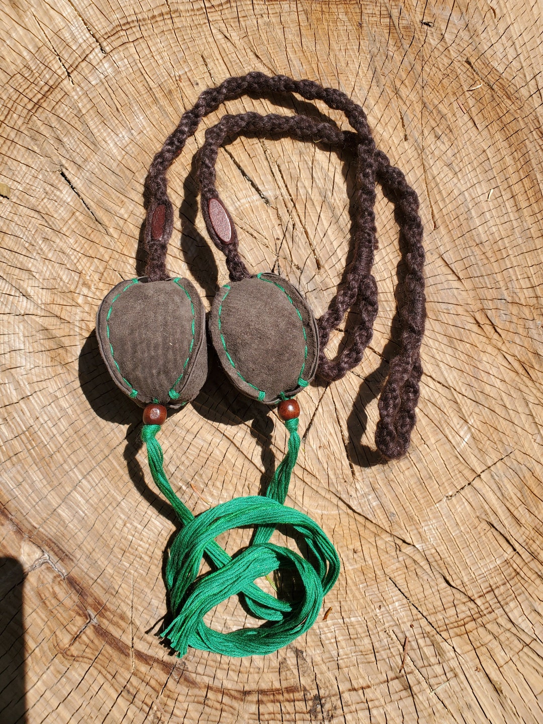 Poï / Poi / Bolas in Leather, Wool, Cotton and Wood - Etsy