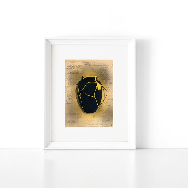 Kintsugi Print - Etsy Australia