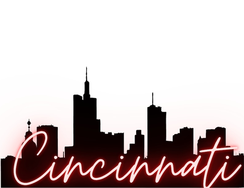 Cincinnati Skyline - Etsy