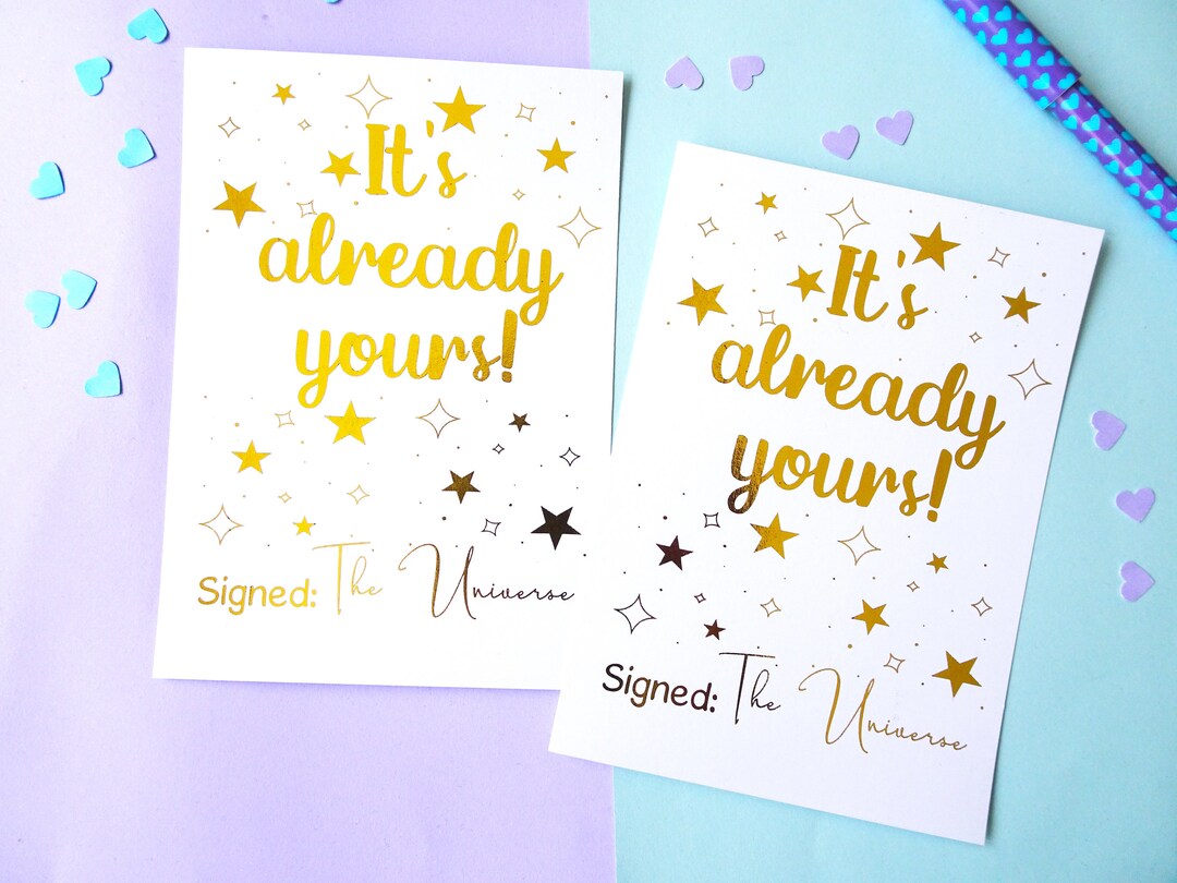 Inspirational Foil Quote Print, Foiled Lettering Print, Motivational ...