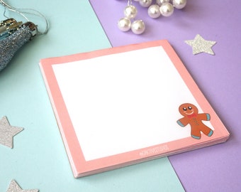 Gingerbread Man Note Pads - Etsy