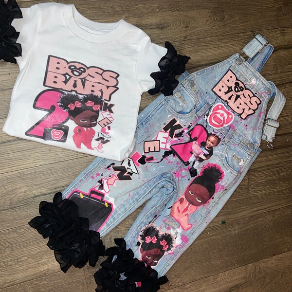 Baby Girl Overalls - Etsy