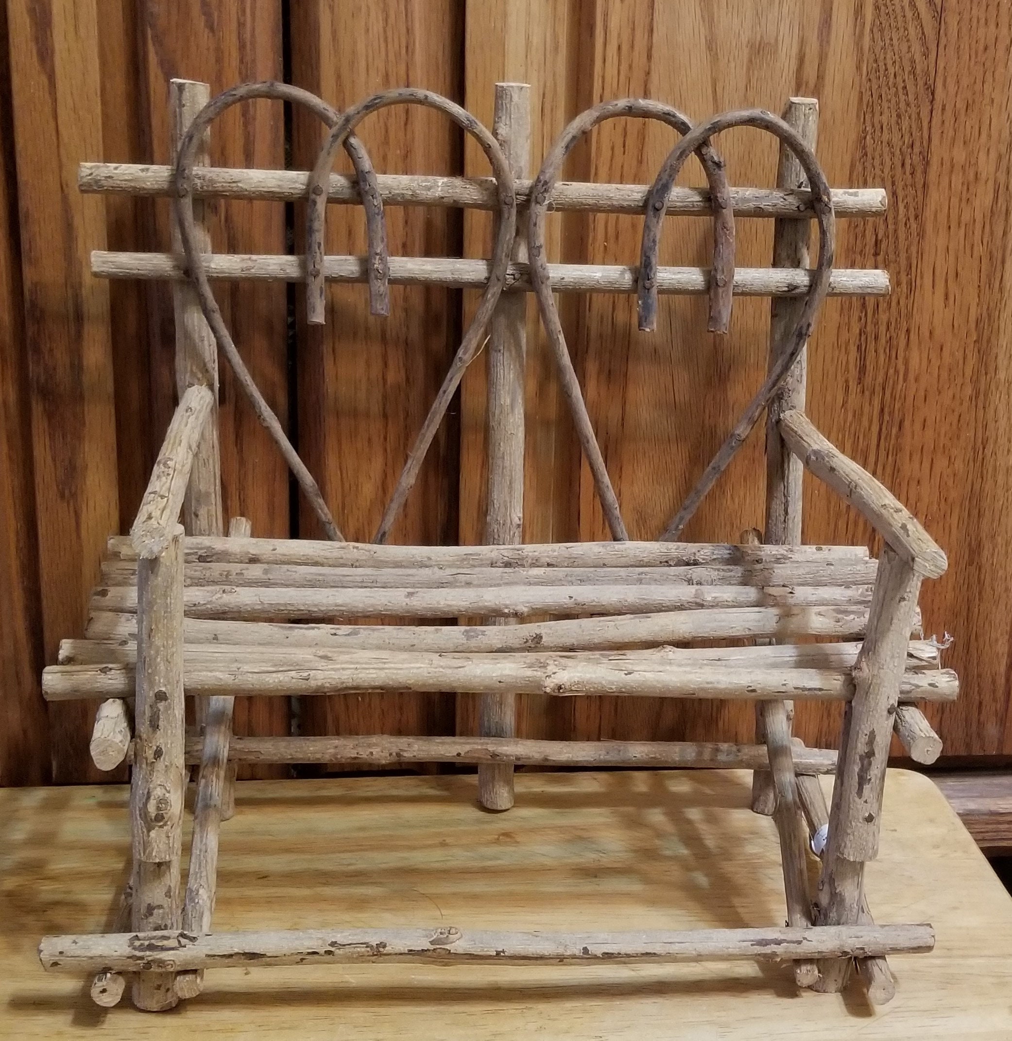 Wood Doll Bench Made of Sticks - Etsy