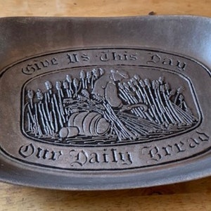 Pewter Bread Dish - Etsy