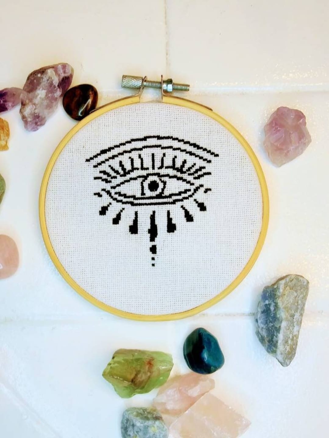 Karma Eye Cross Stitch Pattern - Etsy