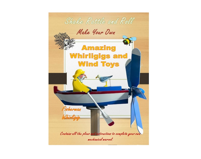 Fisherman Whirligig Construction Plan - Etsy