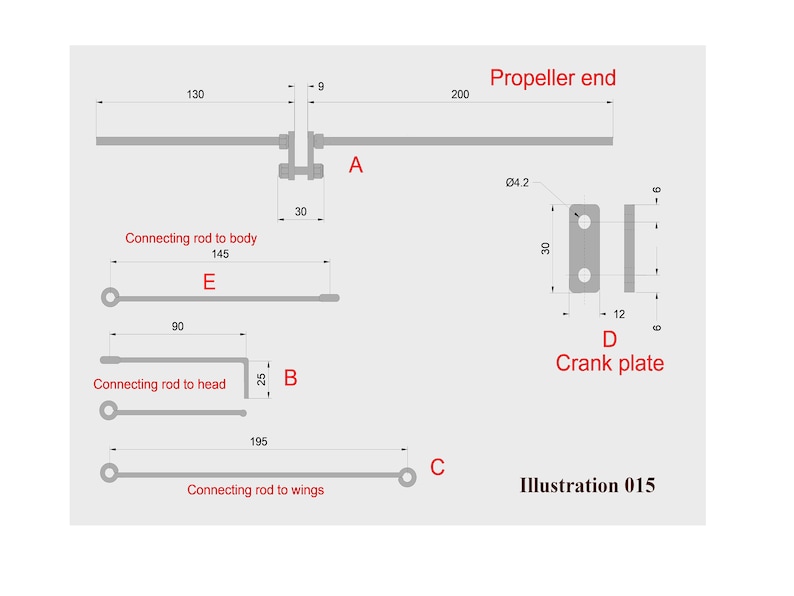 Rooster Whirligig Construction Plan - Etsy
