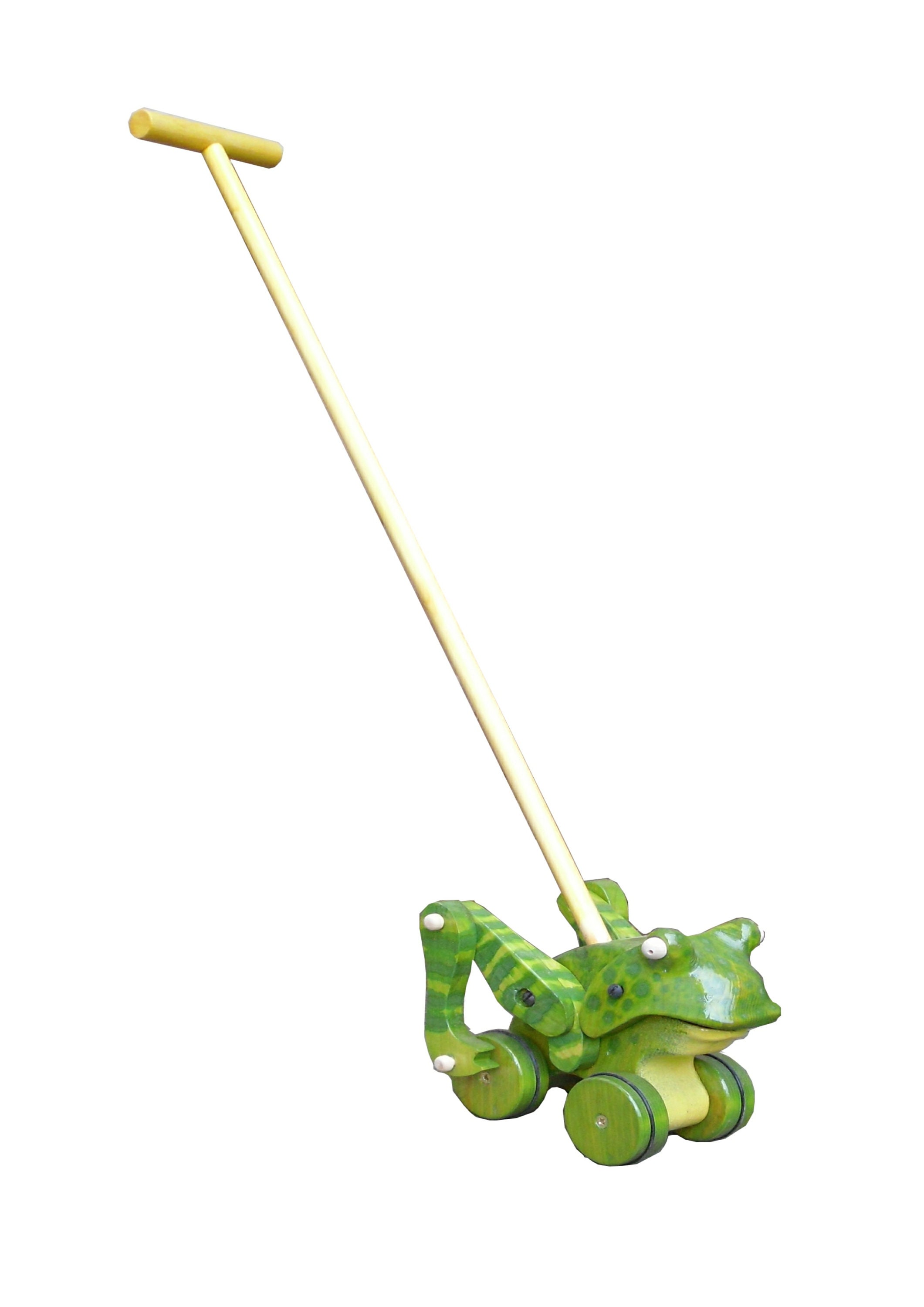 Construction Plan for Push Pull Frog Toy - Etsy