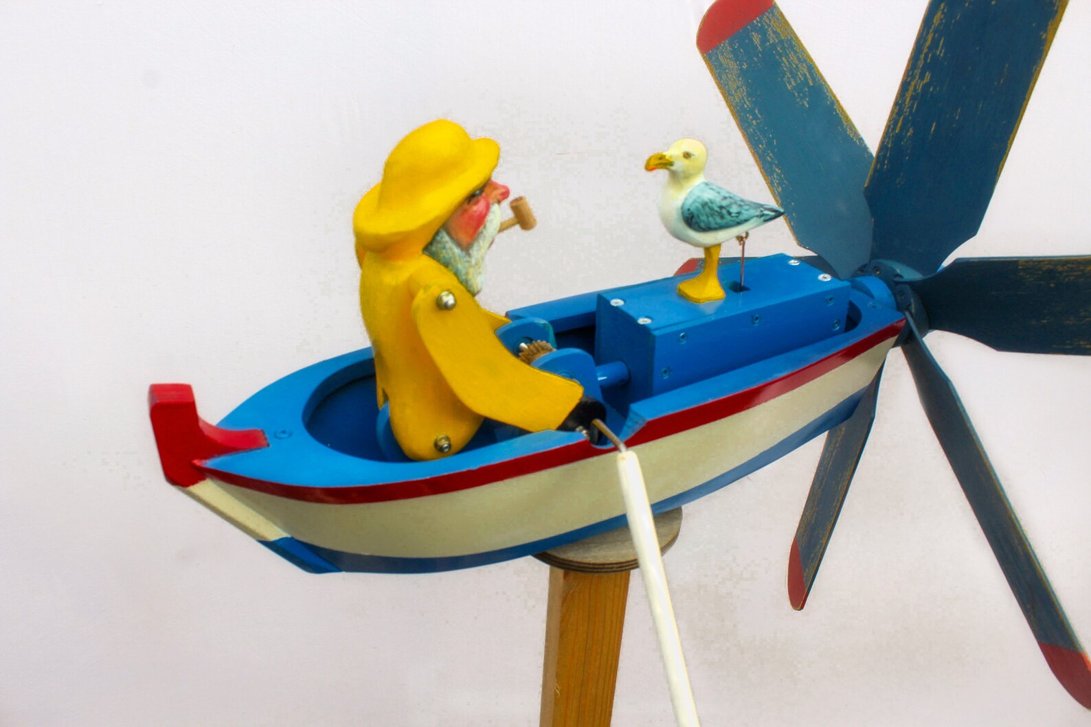 Fisherman Whirligig Construction Plan - Etsy