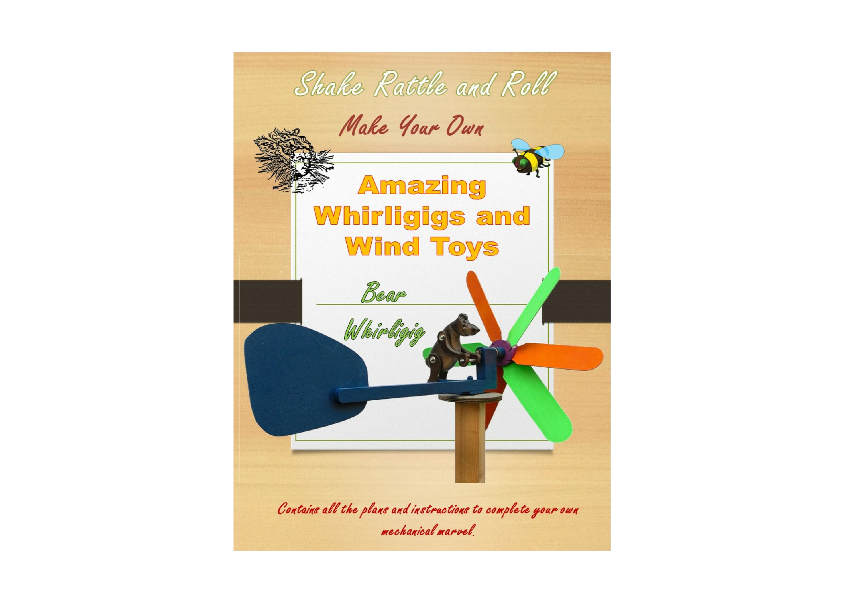 Bear Whirligig Construction Plan - Etsy