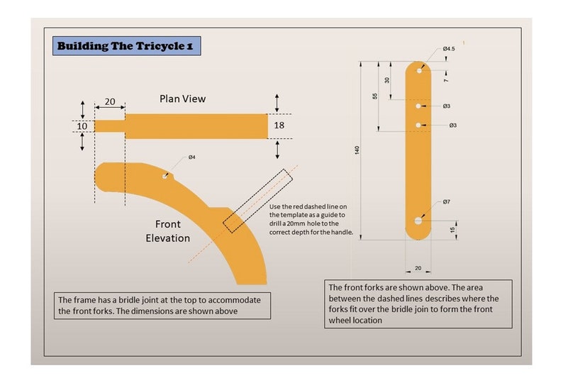 Tricycle Riding Chimp Toy Construction Plan - Etsy