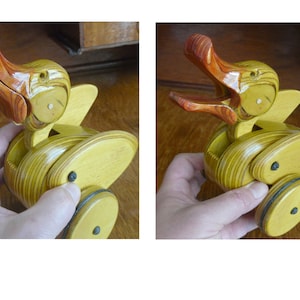 Push Pull Duck Toy Construction Plan - Etsy