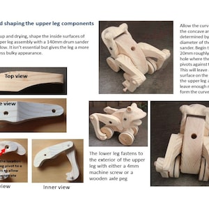 Construction Plan for Push Pull Frog Toy - Etsy