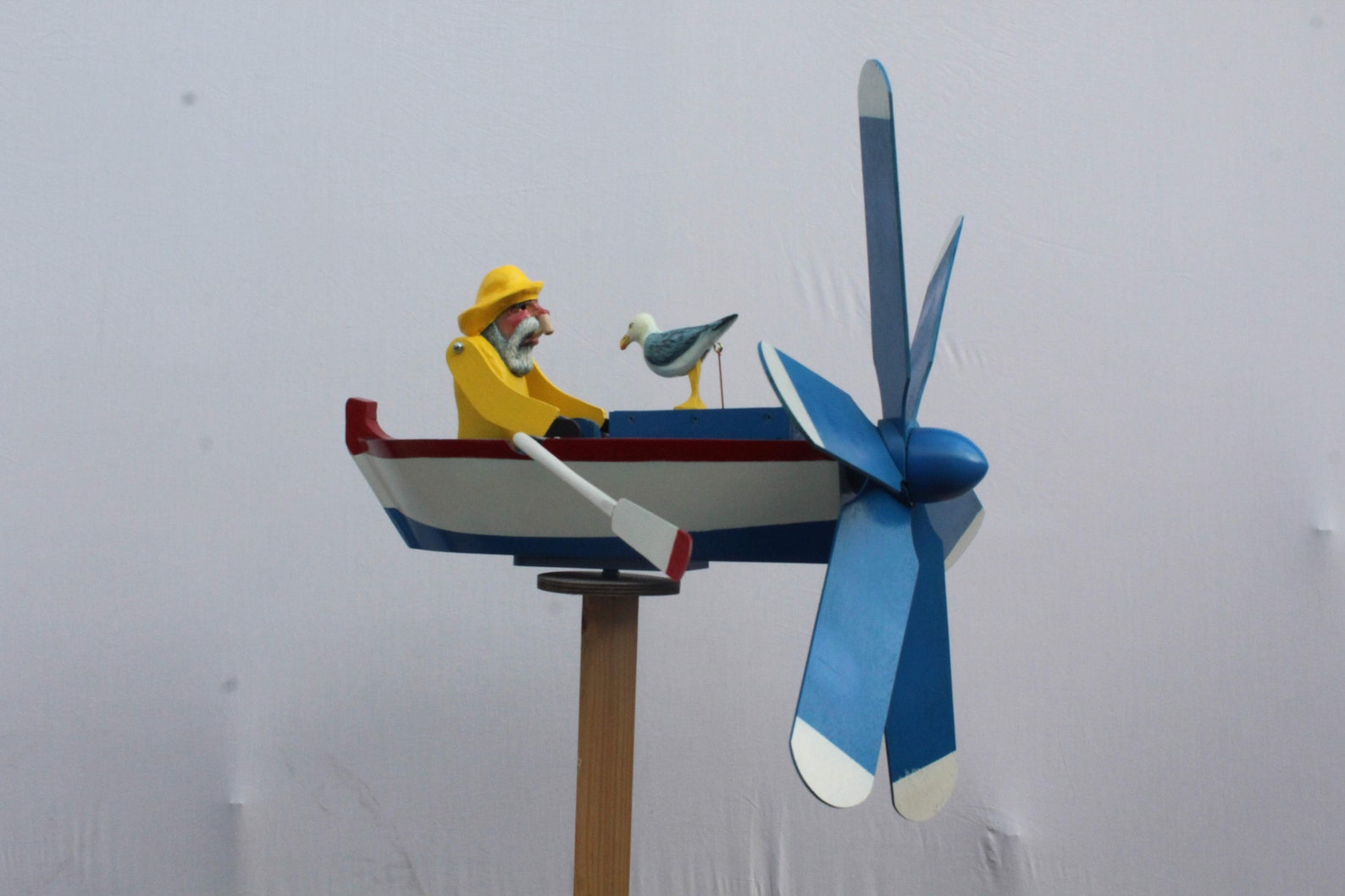 Fisherman Whirligig Construction Plan - Etsy
