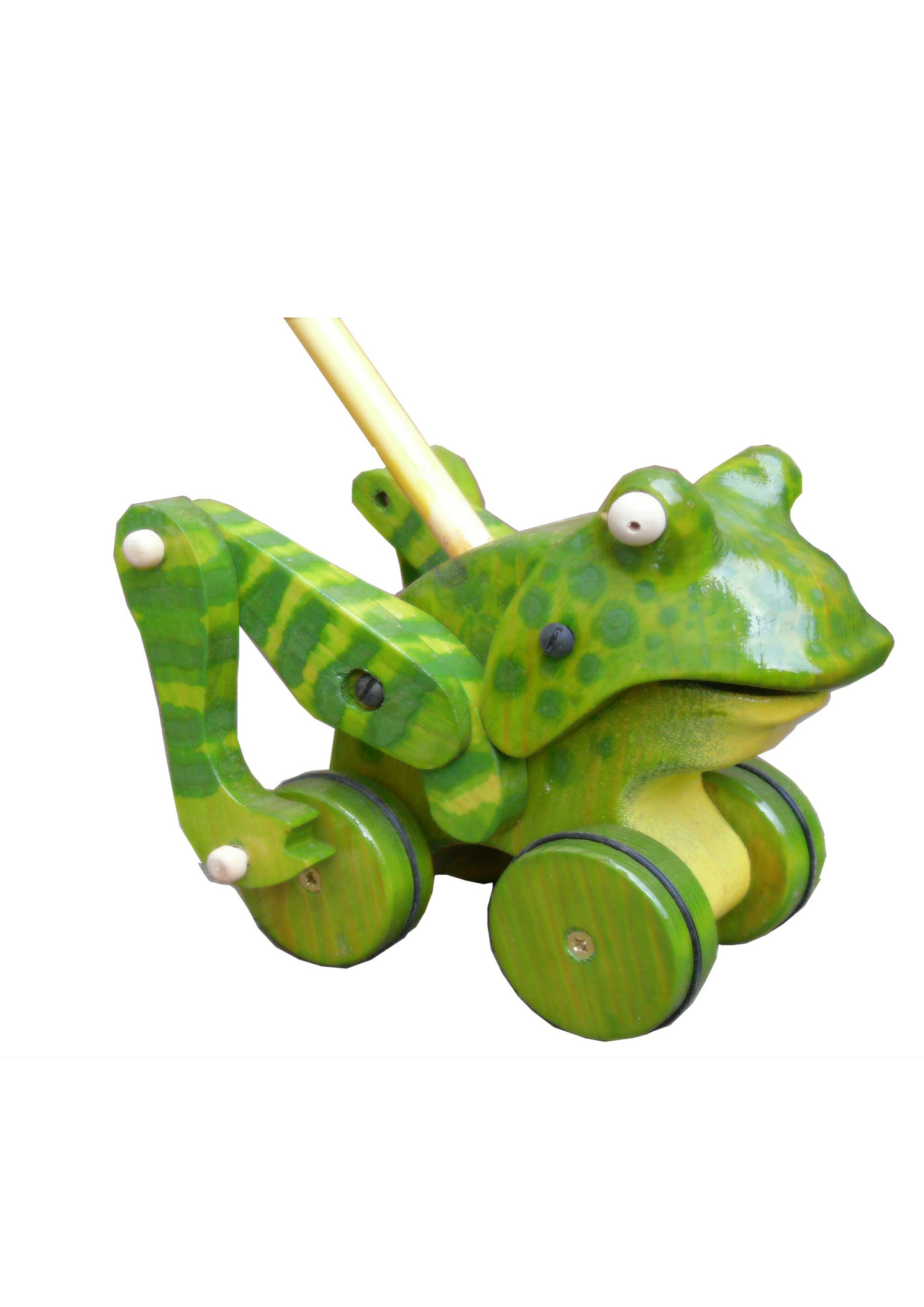Construction Plan for Push Pull Frog Toy - Etsy