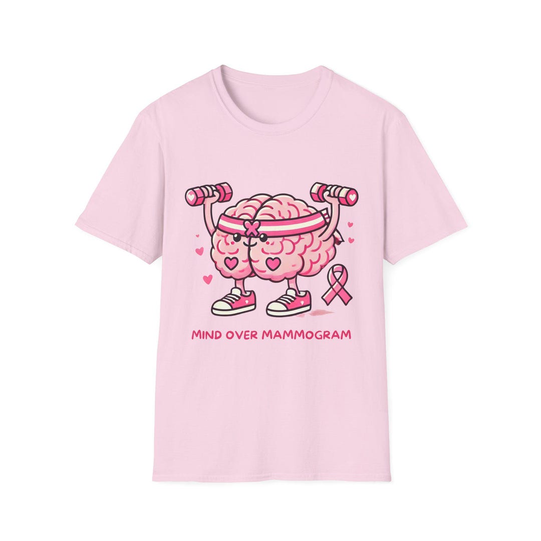Mind Over Mammogram Superpower T-shirt, Inspiring Femininity, Breast ...