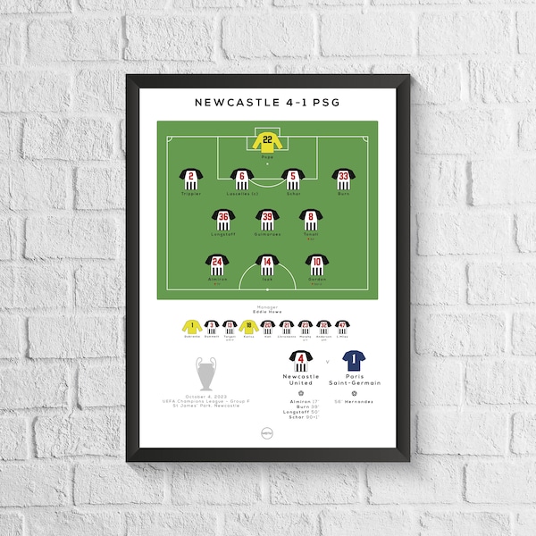 Newcastle United Poster - Etsy