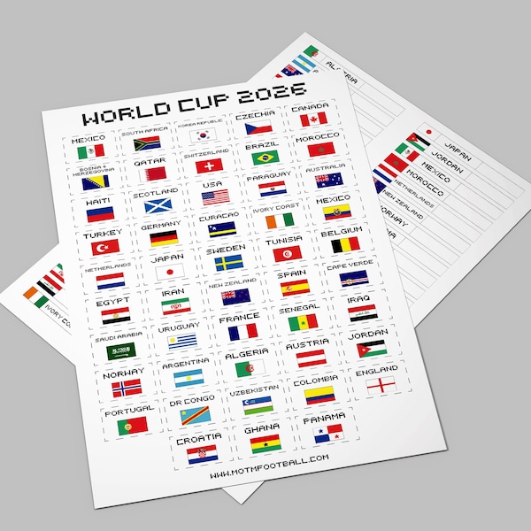 Sweepstake Kit World Cup 2026 - Etsy UK