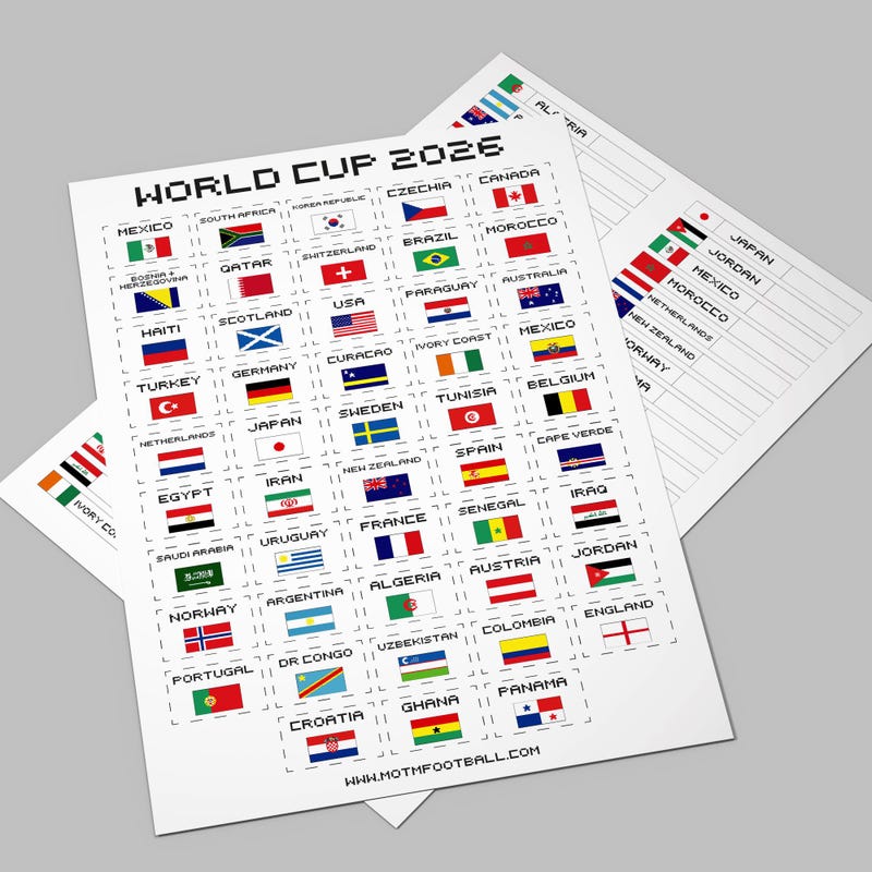 World Cup Wall Chart 2026 - Etsy UK