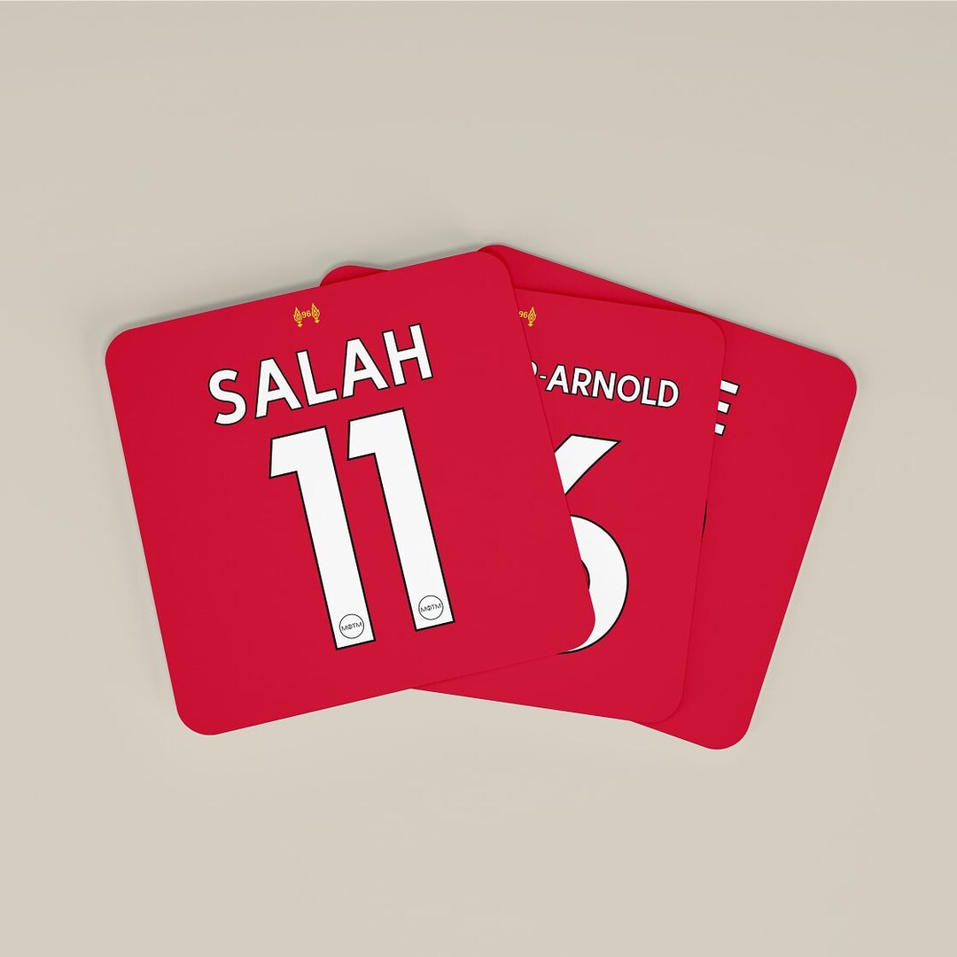 Liverpool 2020 Premier League Champions Football Coasters Set of 4 - Etsy