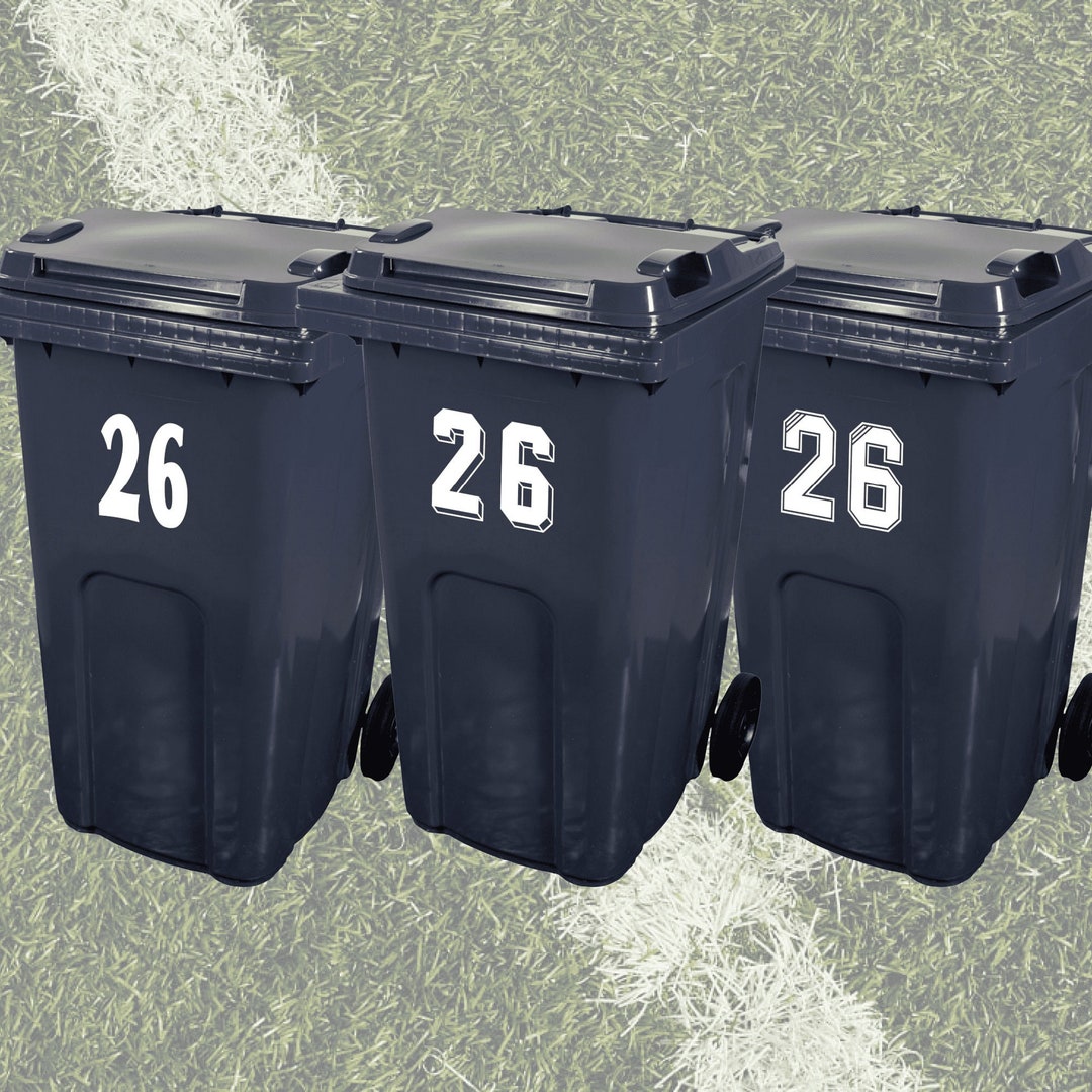 Personalised Football Wheelie Bin Stickers Football & Soccer Themed ...