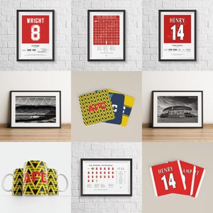 Thierry Henry Stats & Poem Arsenal Legend Football Poetry Landscape ...