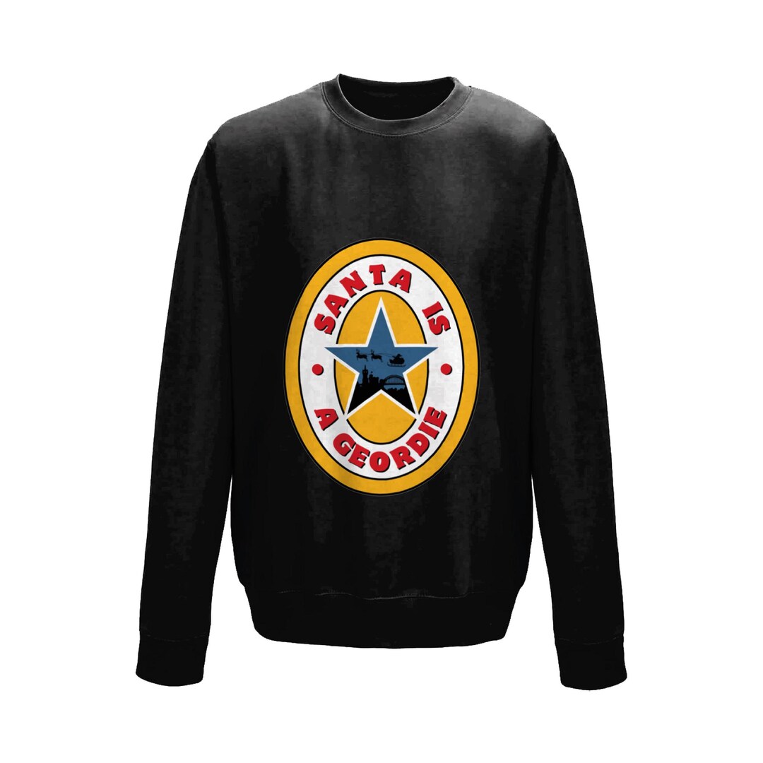 Santa is a Geordie Newcastle Christmas Jumper - Festive Newcastle ...