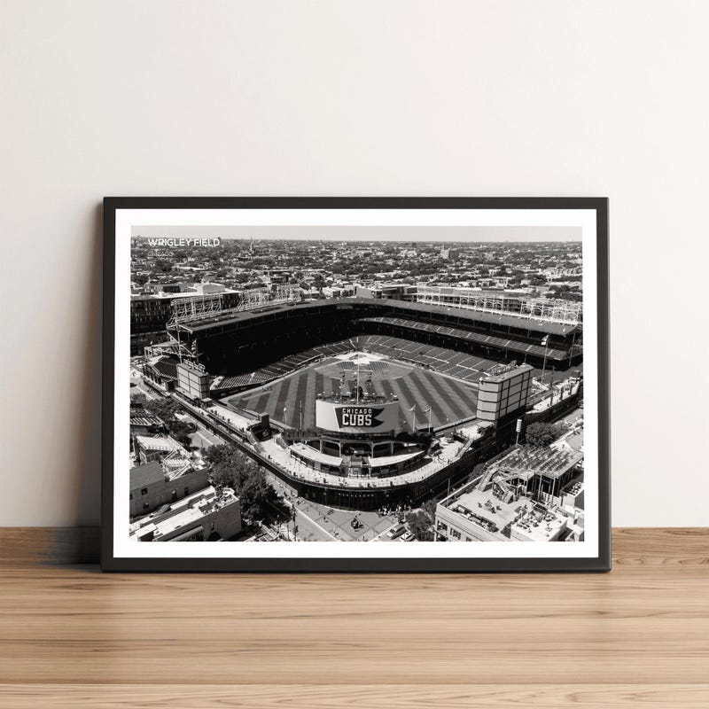 Chicago Cubs Print - Etsy