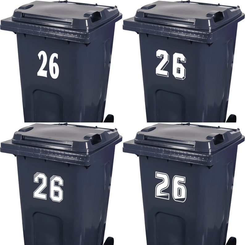 Personalised Football Wheelie Bin Stickers Football & Soccer - Etsy